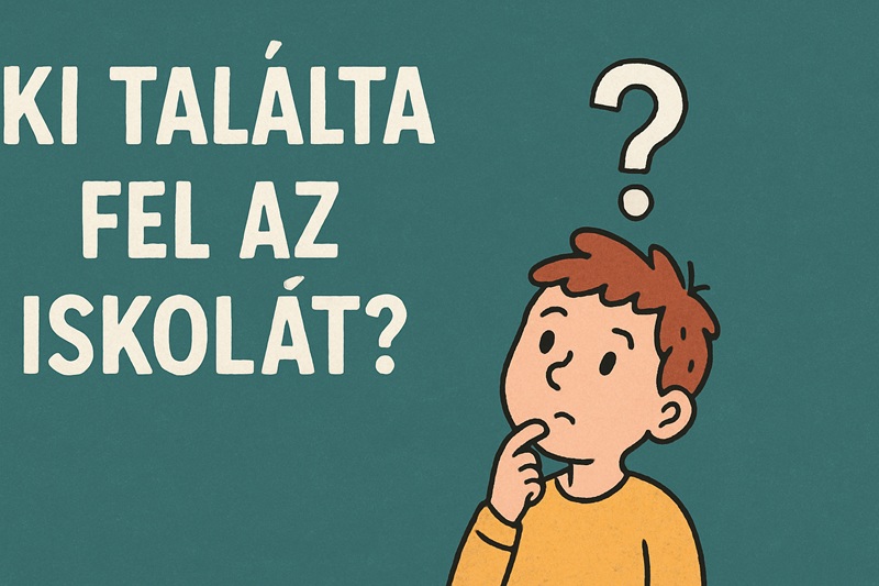 Ki találta fel az iskolát?